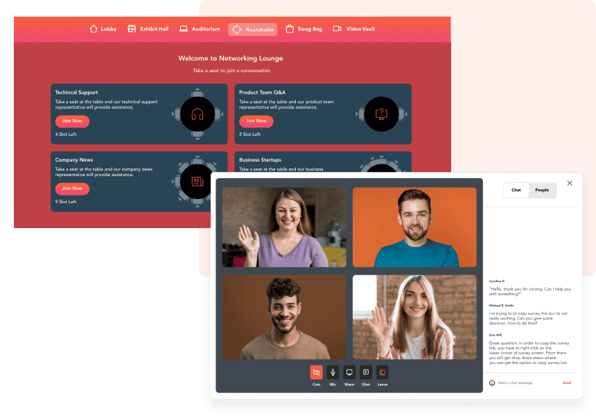 Virtual Conference Platform - Connect Online Virtually