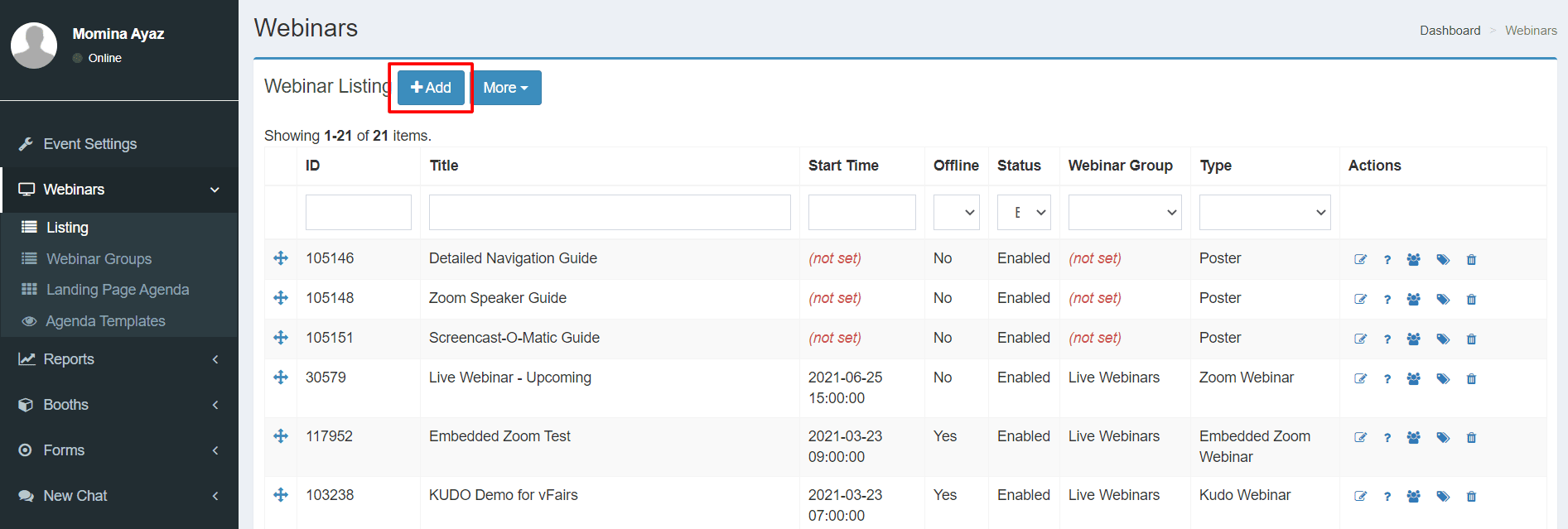 vFairs' Embedded Zoom Webinars Offer You A Seamless Experience