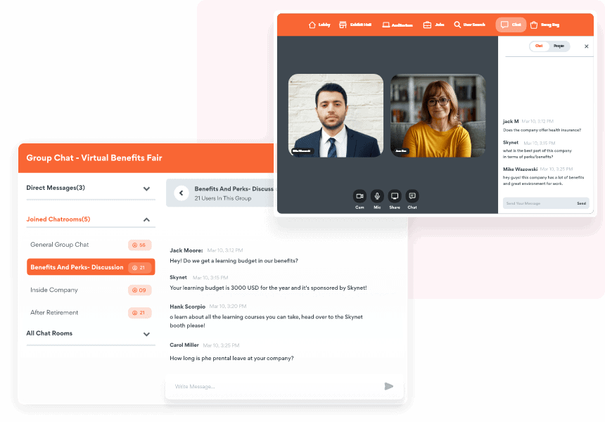 Virtual Benefits Fair Platform (2026) - vFairs.com