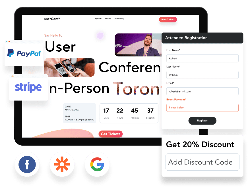 Online Event Registration Software - Easy-To-Use