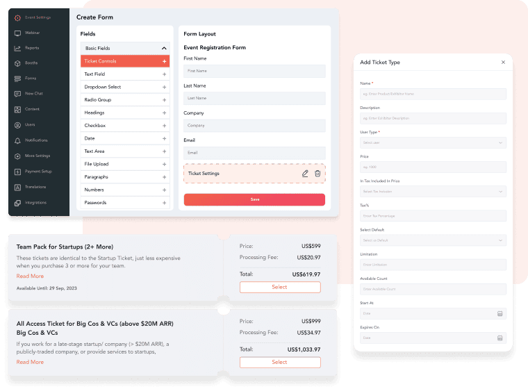 vFairs | The #1 Rated Event Ticketing Software