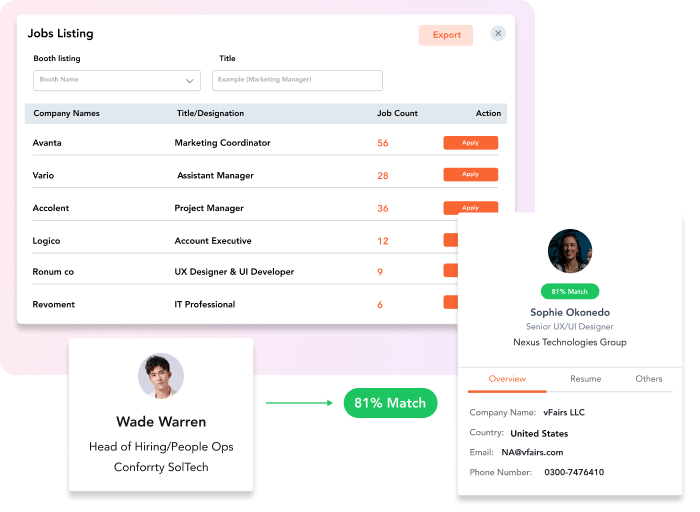 In-Person Job Fair - Host Interactive Onsite Job Fairs