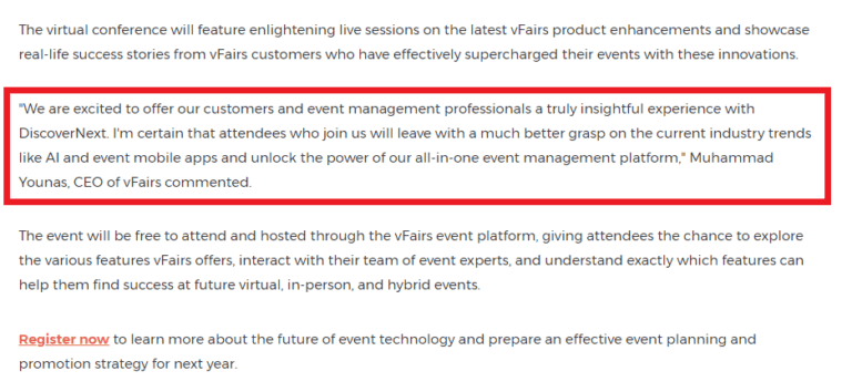 How To Write An Event Press Release [With Examples] - vFairs.com